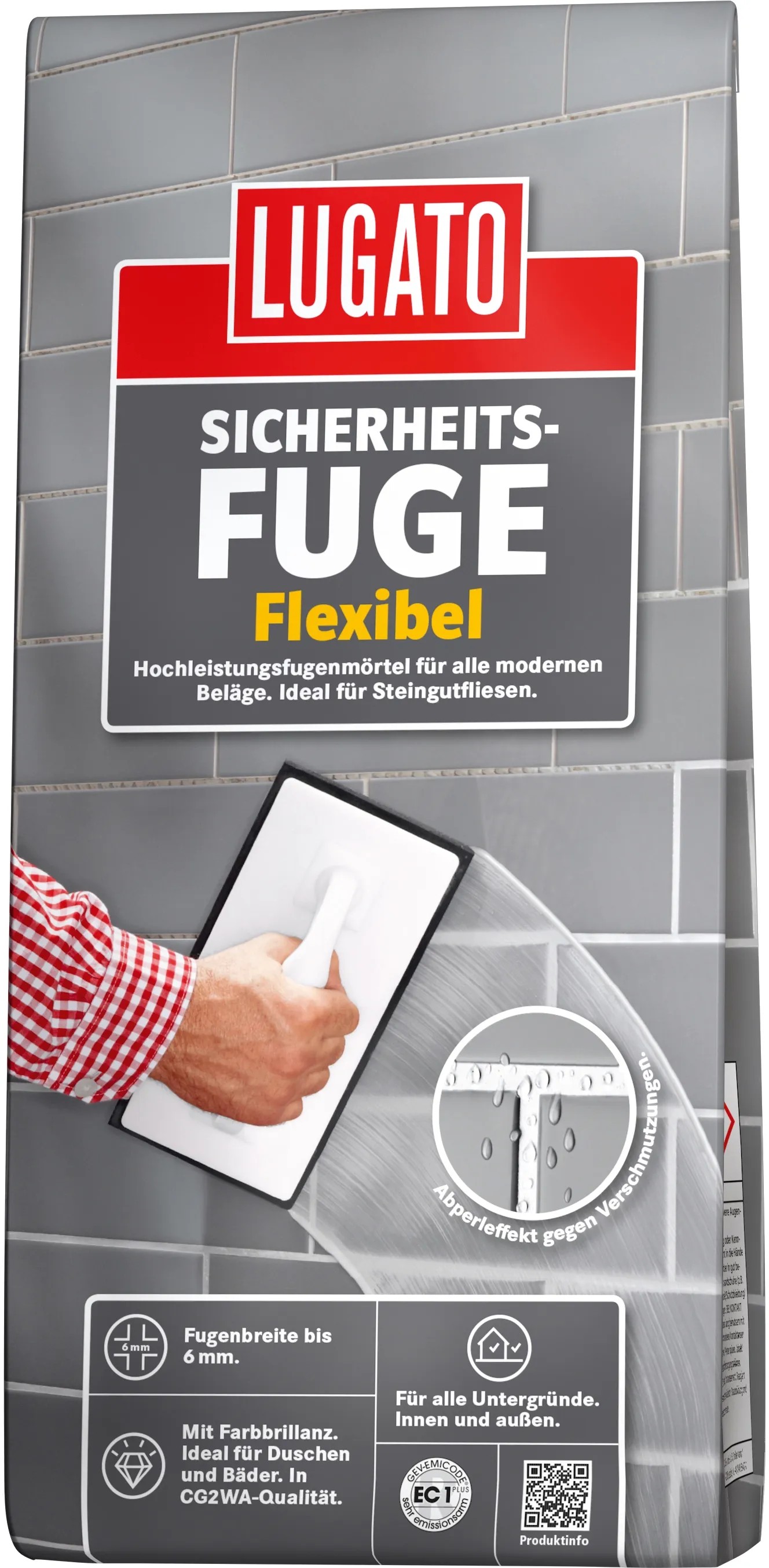 Lugato Fugenmörtel Sicherheitsfuge Flexibel 1 kg Bahamabeige kaufen bei OBI