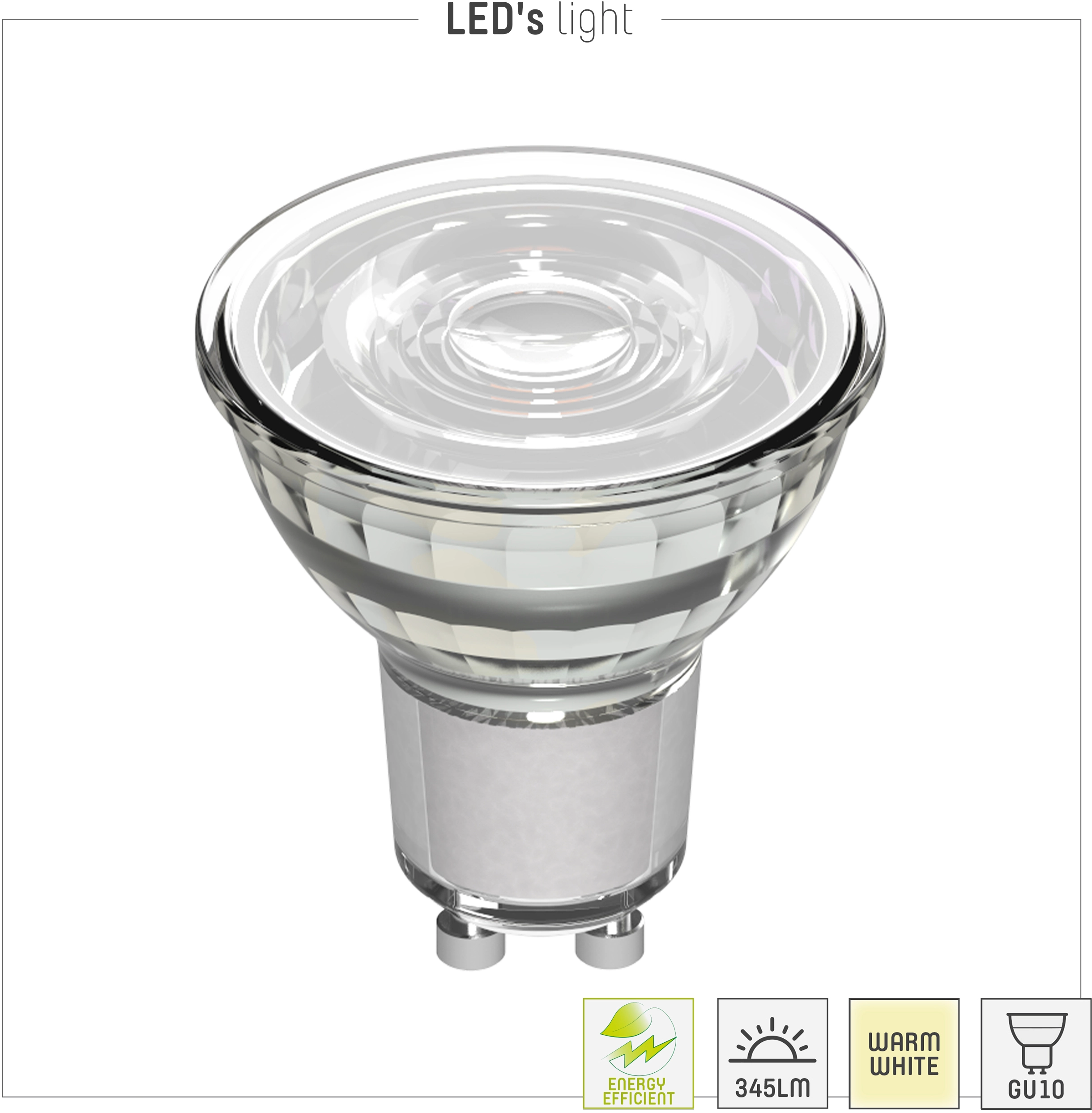 LED-Spot GU10 MR16 2,5W Ø 5 cm x 5,3 cm Klar kaufen bei OBI