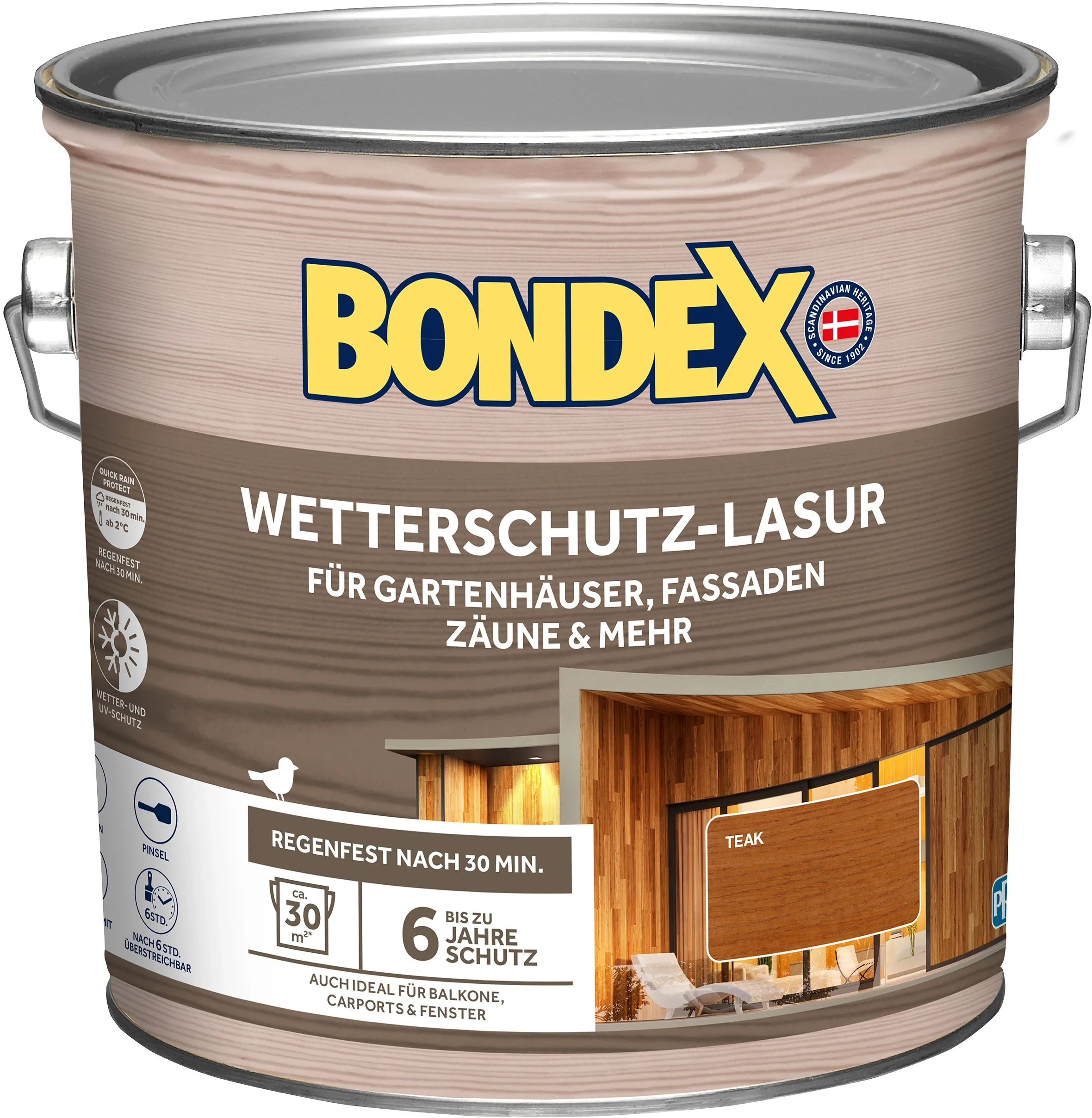 Bondex Wetterschutz-Lasur Teak 2,5 l kaufen bei OBI