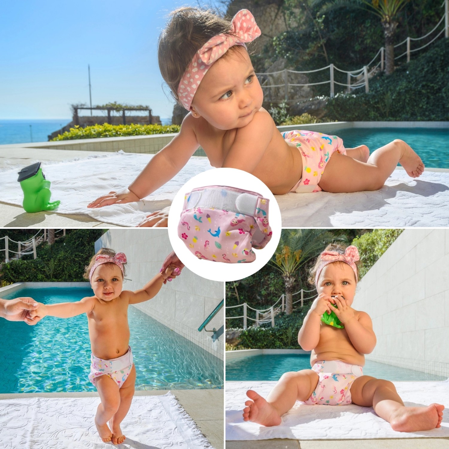 Freds Swim Academy Schwimmwindel Pink Größe 1 (4-9kg) kaufen bei OBI