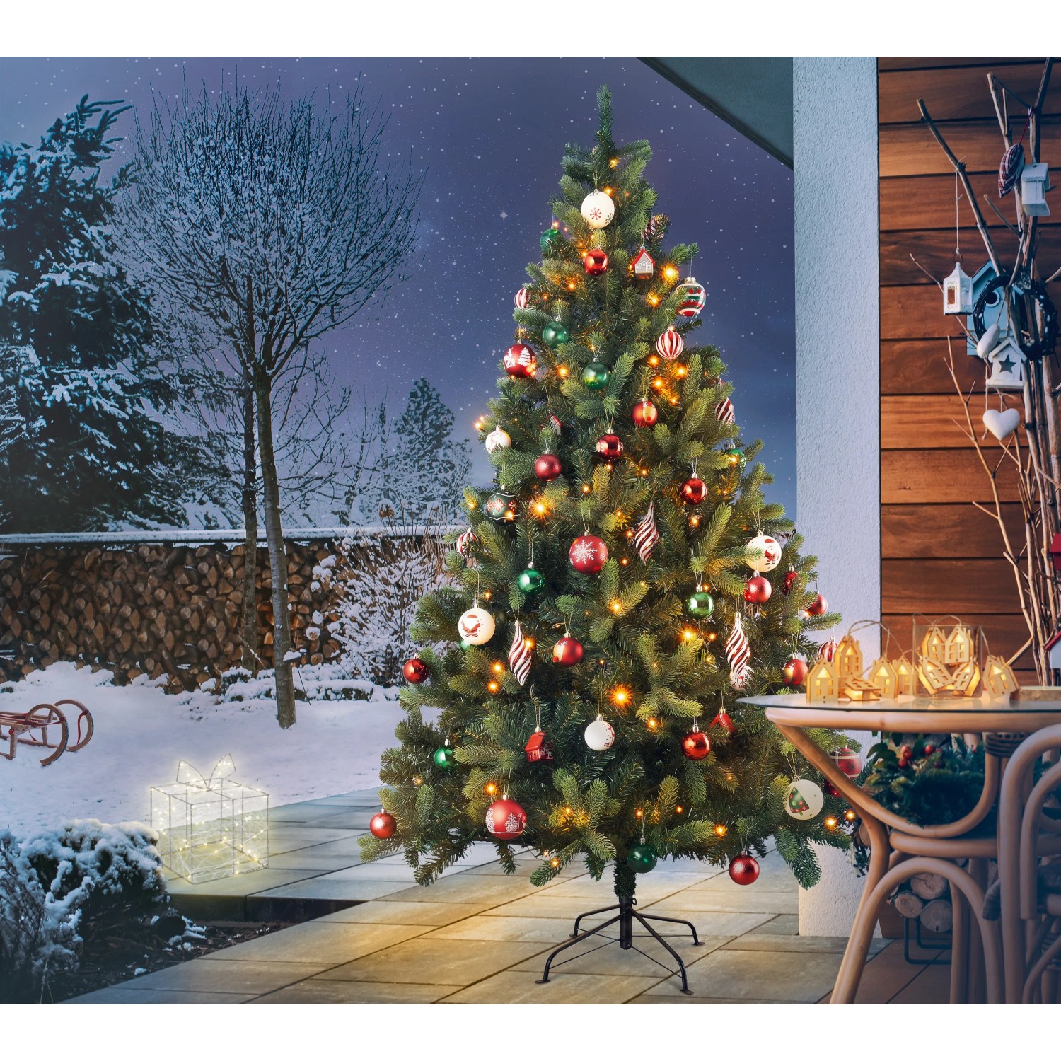 Verwunderlich Knstlicher Weihnachtsbaum Obi Bild