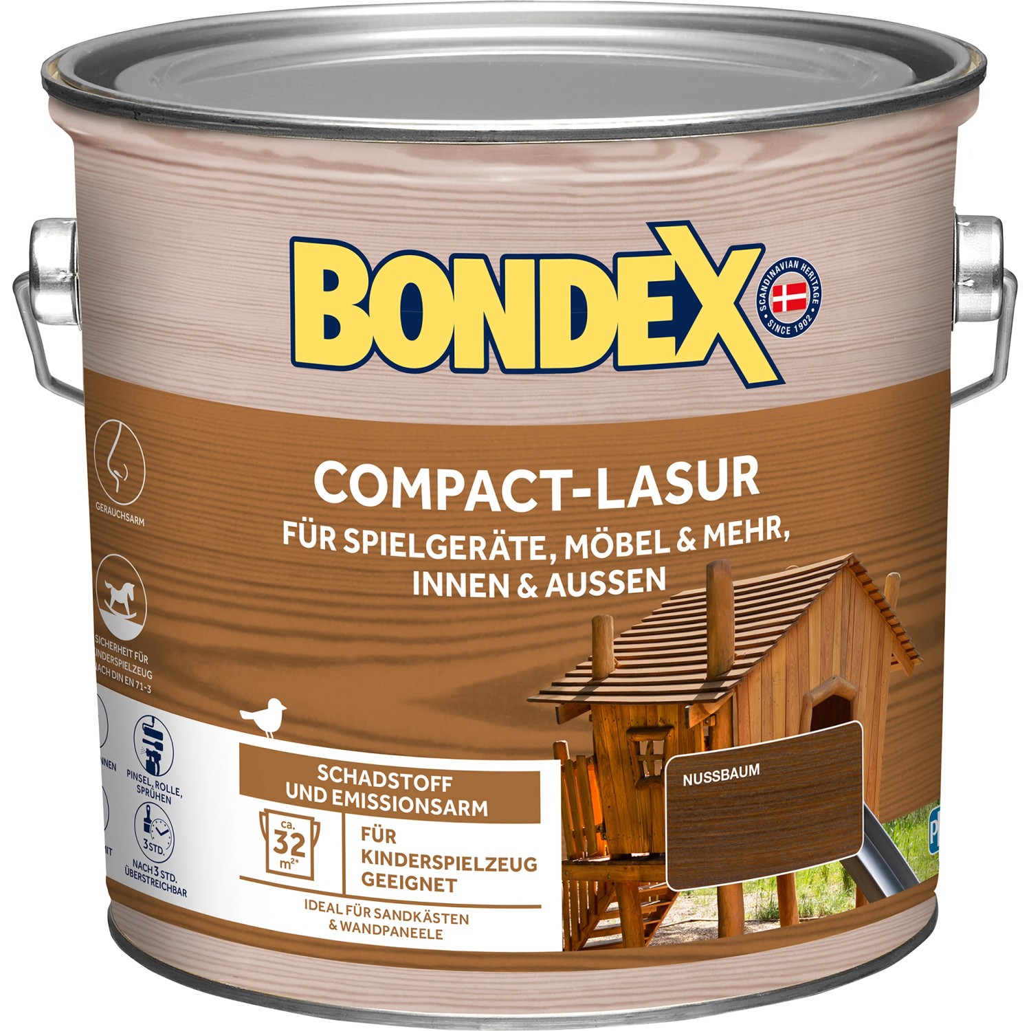 Bondex Compact-Lasur Nussbaum 2,5 l kaufen bei OBI