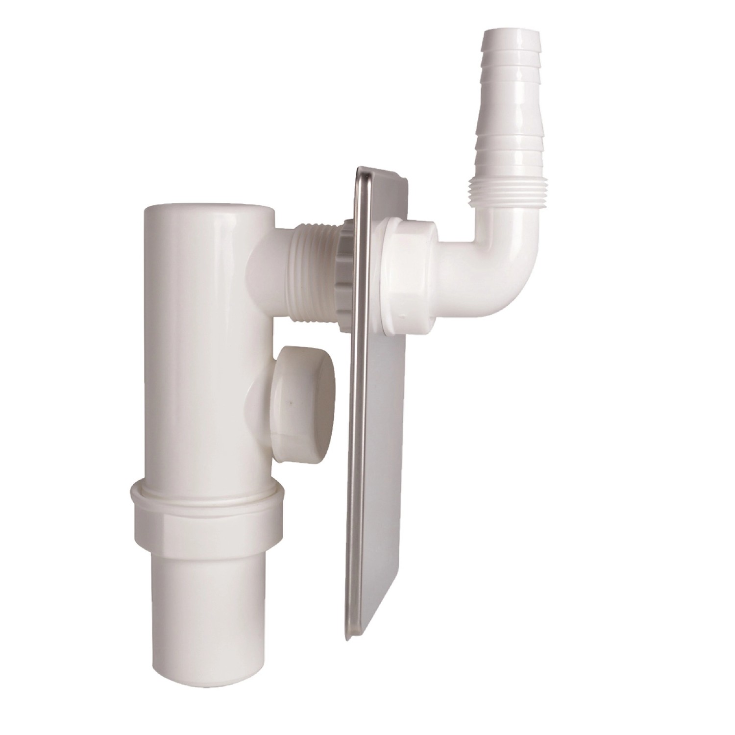 Kirchhoff Unterputz-Waschgeräte-Siphon Abdeckung DN 40 mm Weiß kaufen ...