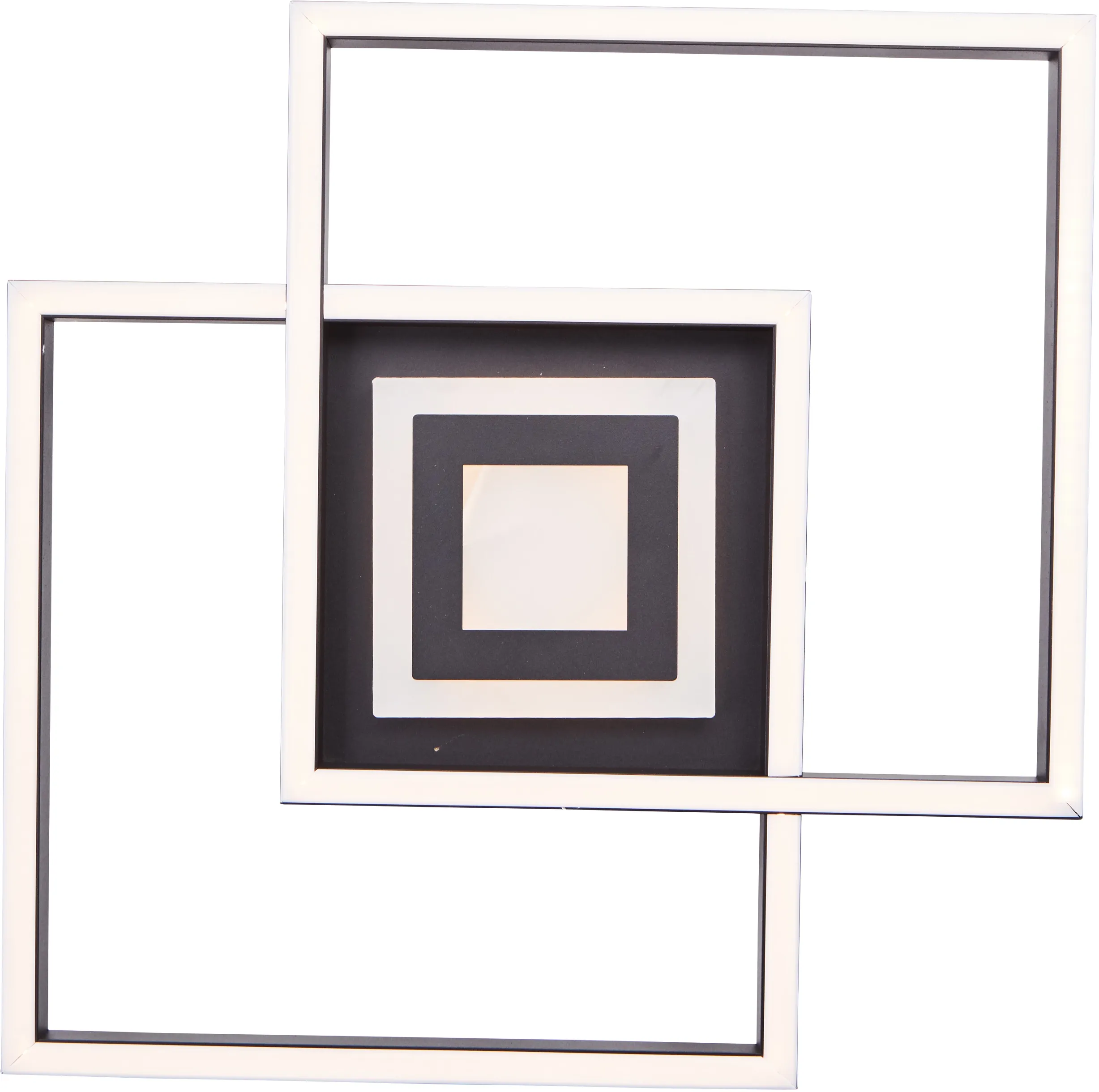 Brilliant LED-Deckenleuchte Metis 40 cm x 30 cm Schwarz kaufen bei OBI