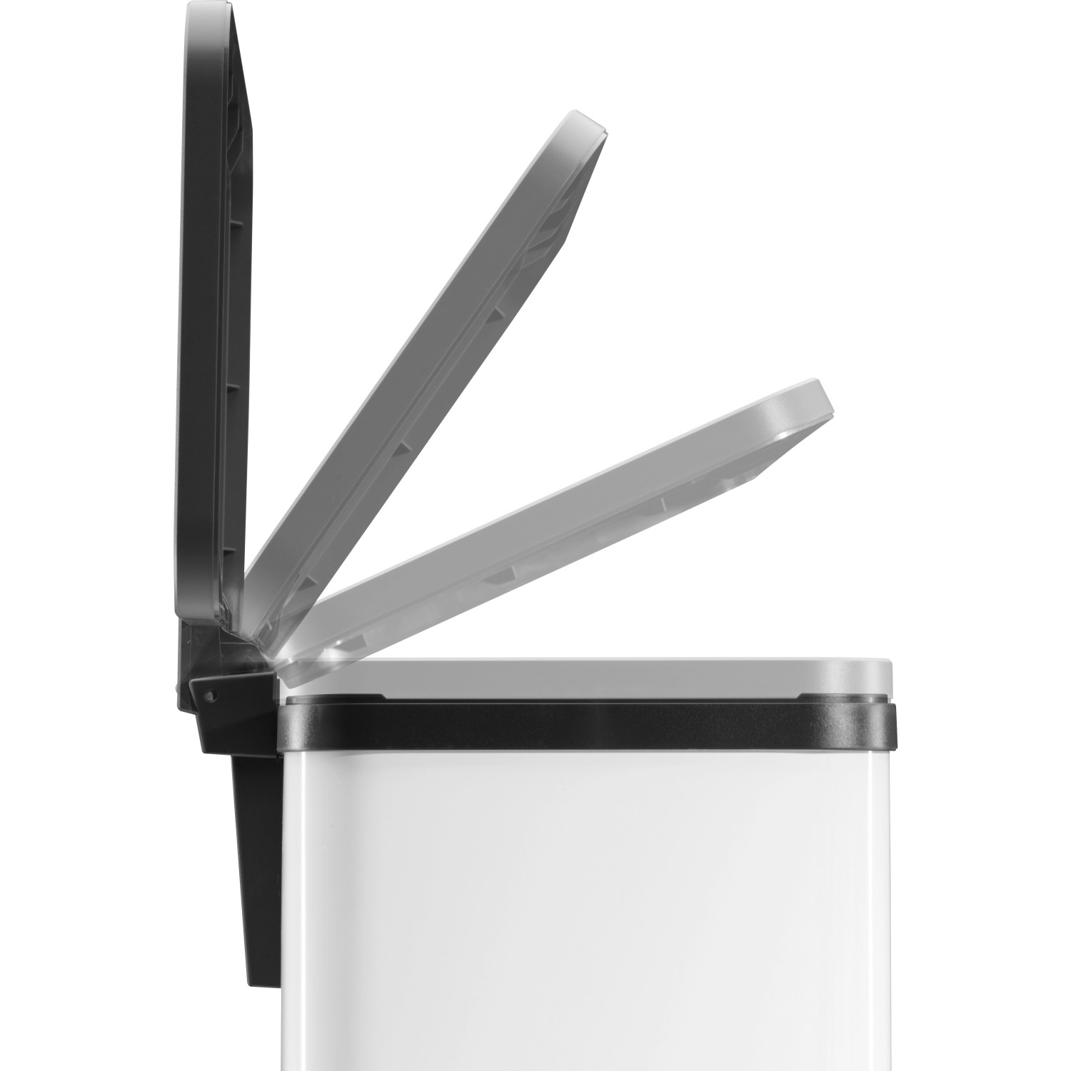 Hailo Tret Mülleimer Cleanline Öko Duo M Weiß 2 X 9 L Kaufen Bei Obi