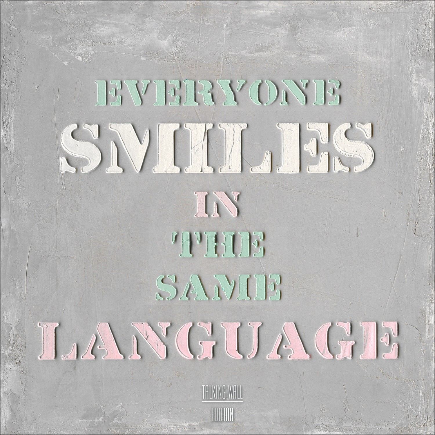 Leinwandbild Everyone Smiles In 50 cm x 50 cm kaufen bei OBI