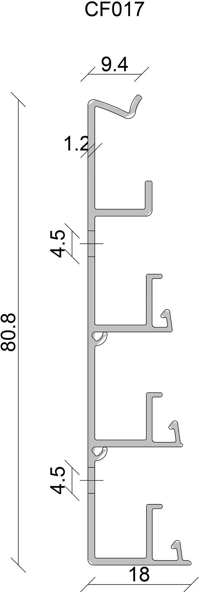 FN Neuhofer Montageschiene FN Click-Fix 17 Sockell. PVC Weiß 18x81,5x2.400mm kaufen bei OBI