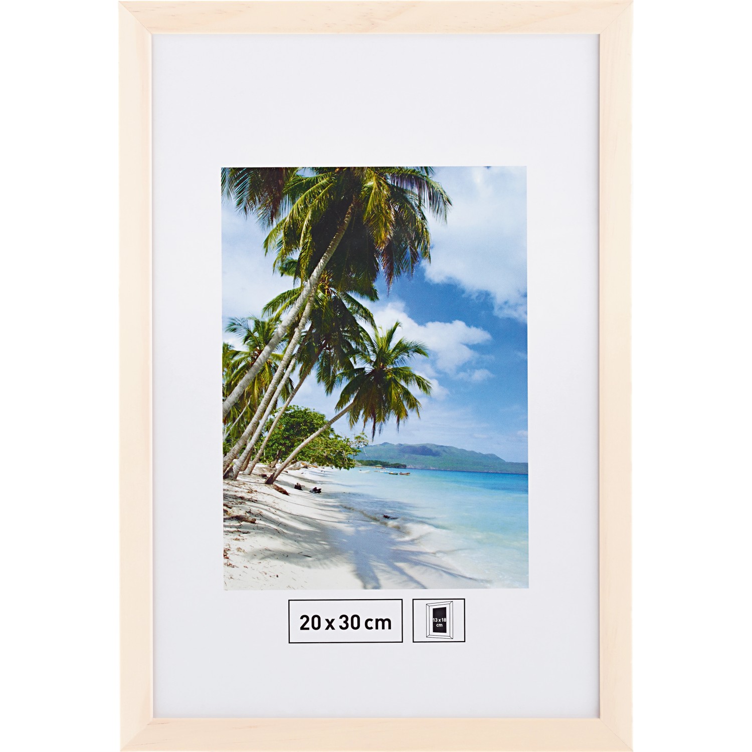 Holzbilderrahmen Weiß Glatt 20 cm x 30 cm kaufen bei OBI