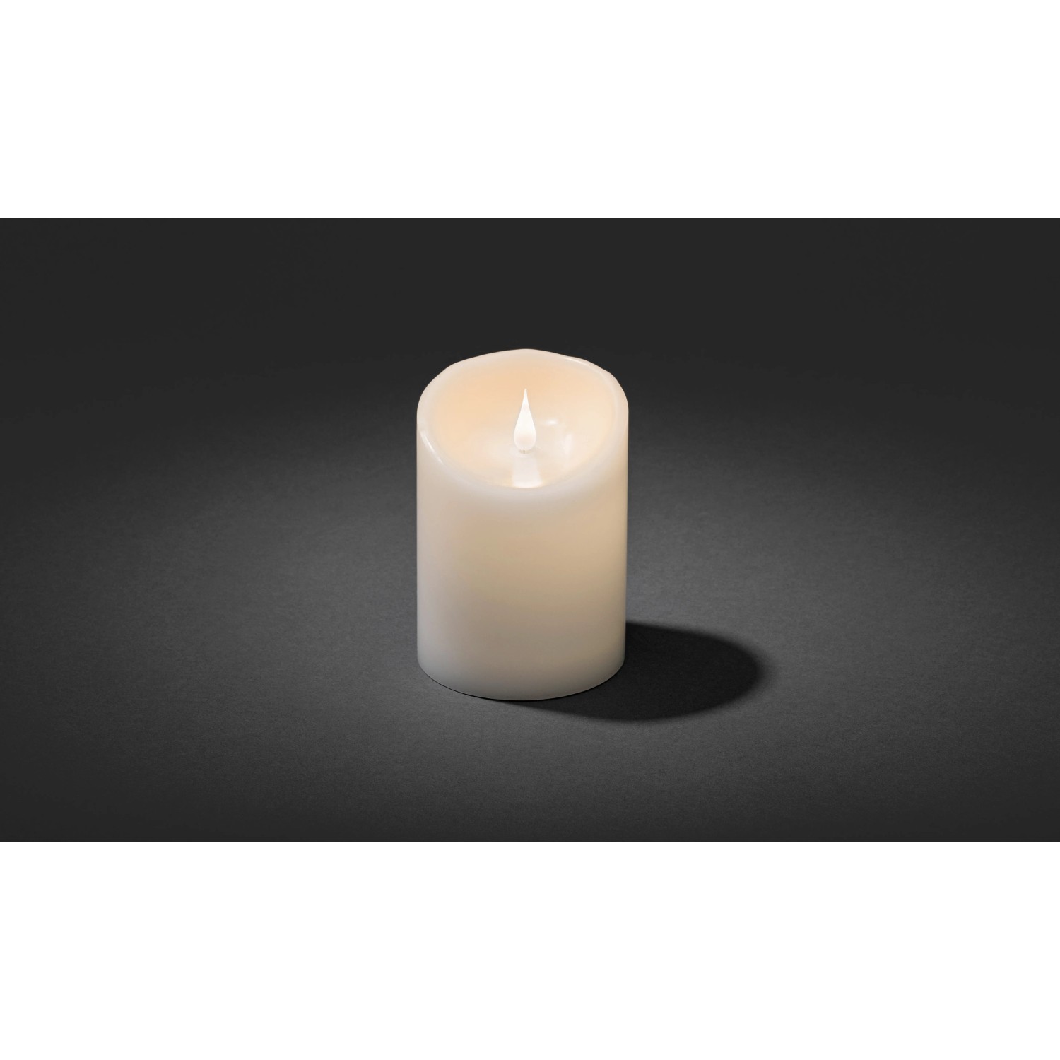 Konstsmide LED Echwachskerze 3D Flamme Höhe 14 cm Timer kaufen bei OBI