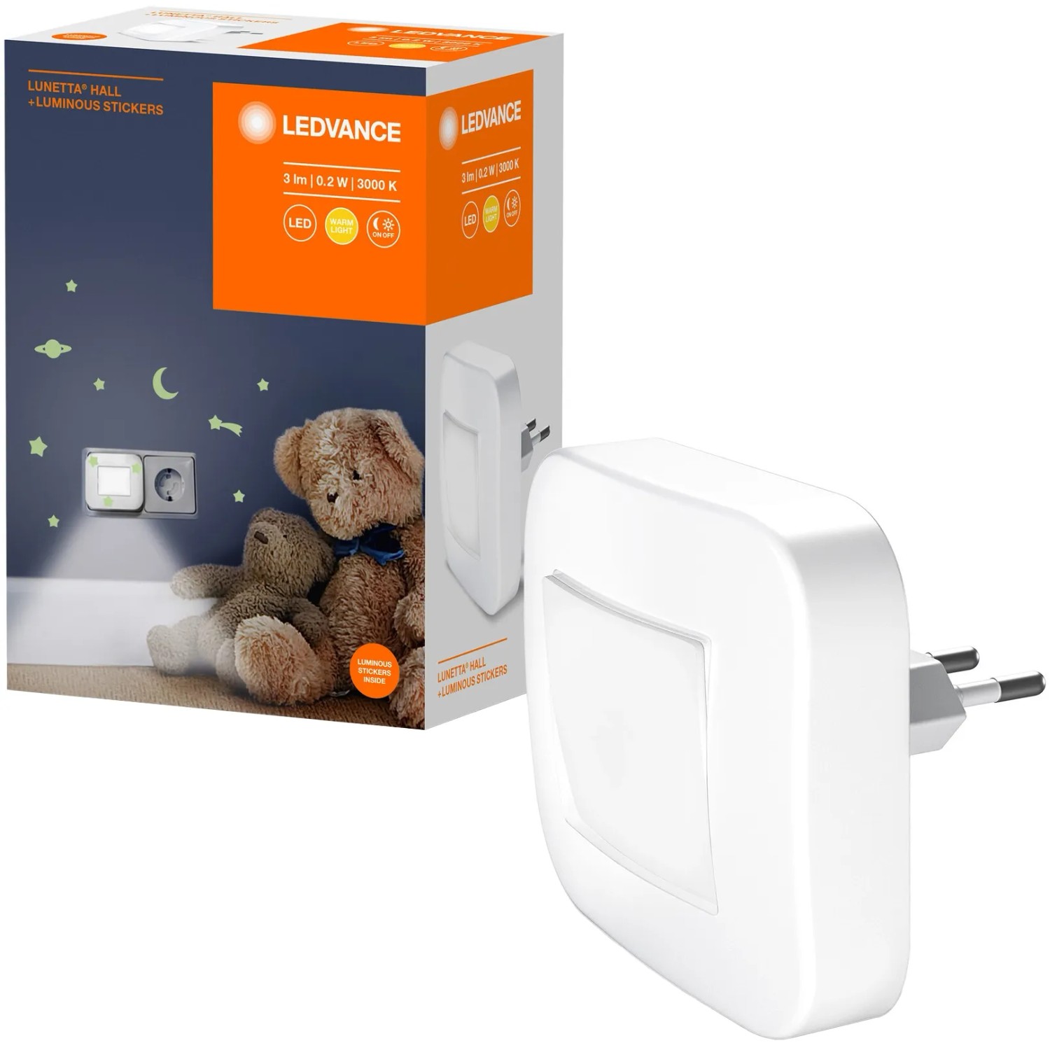 Ledvance LED-Nachtlicht Lunetta Hall WT Stickers kaufen bei OBI
