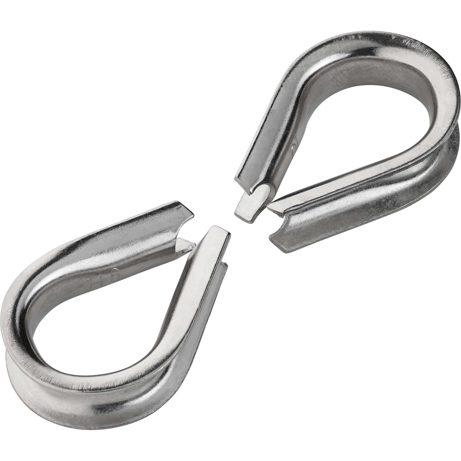 LUX Kausche Edelstahl 10 mm 2 Stück kaufen bei OBI