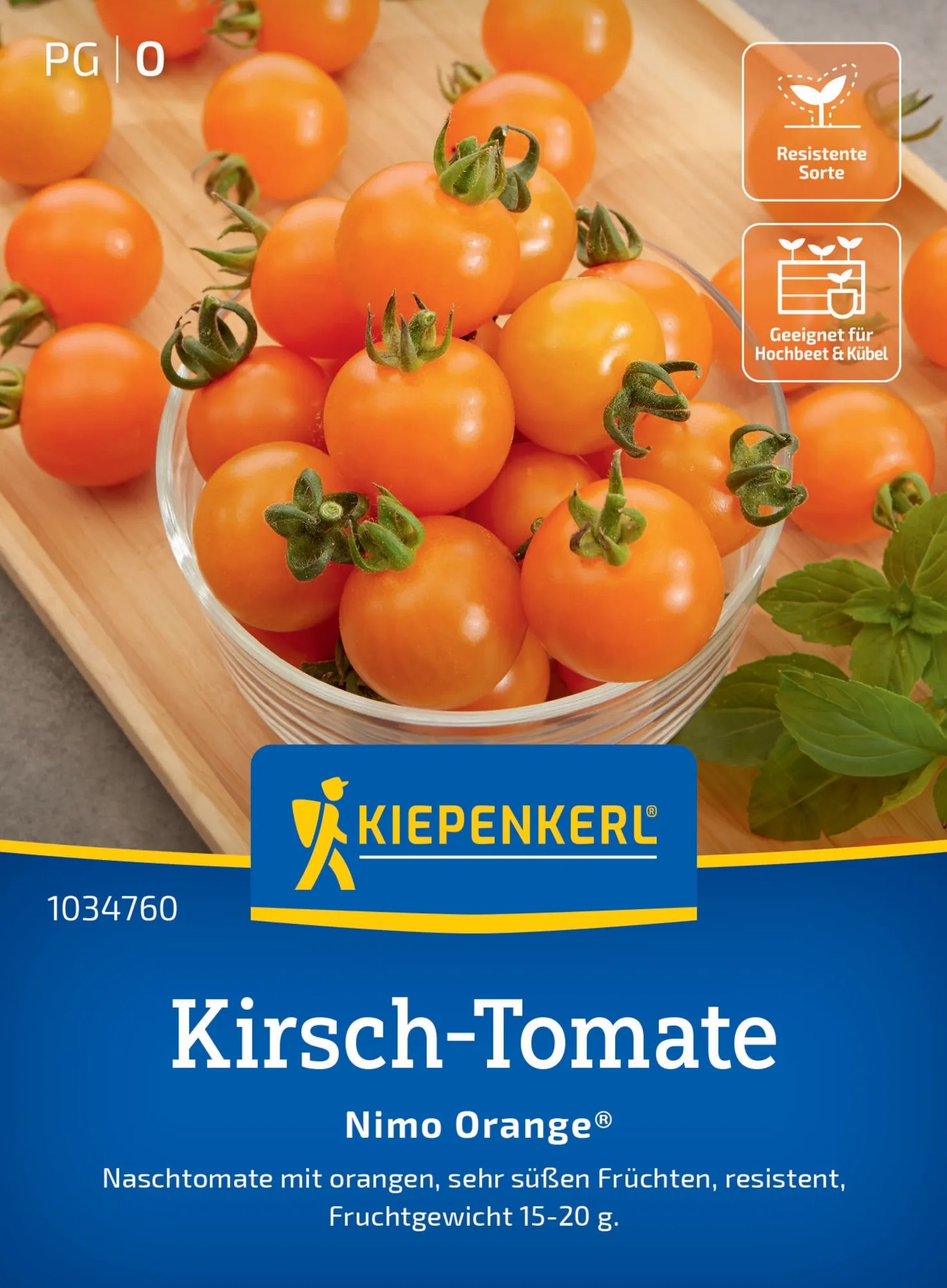 Kiepenkerl Kirsch-Tomate "Nimo Orange" F1-Hybride kaufen bei OBI