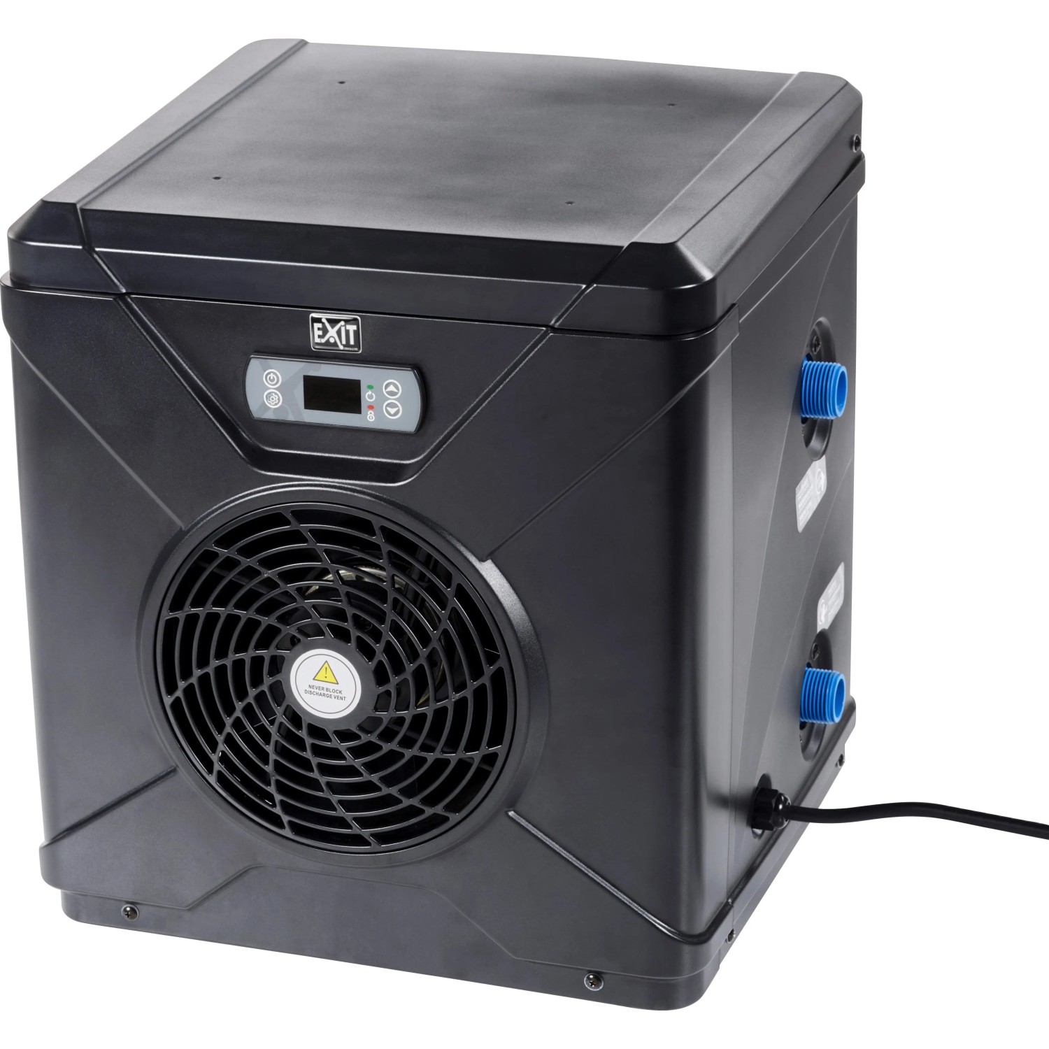 Exit Black Leather Pool Schwarz ø 488 x 122 cm Sandfilterp., Abdeckung ...