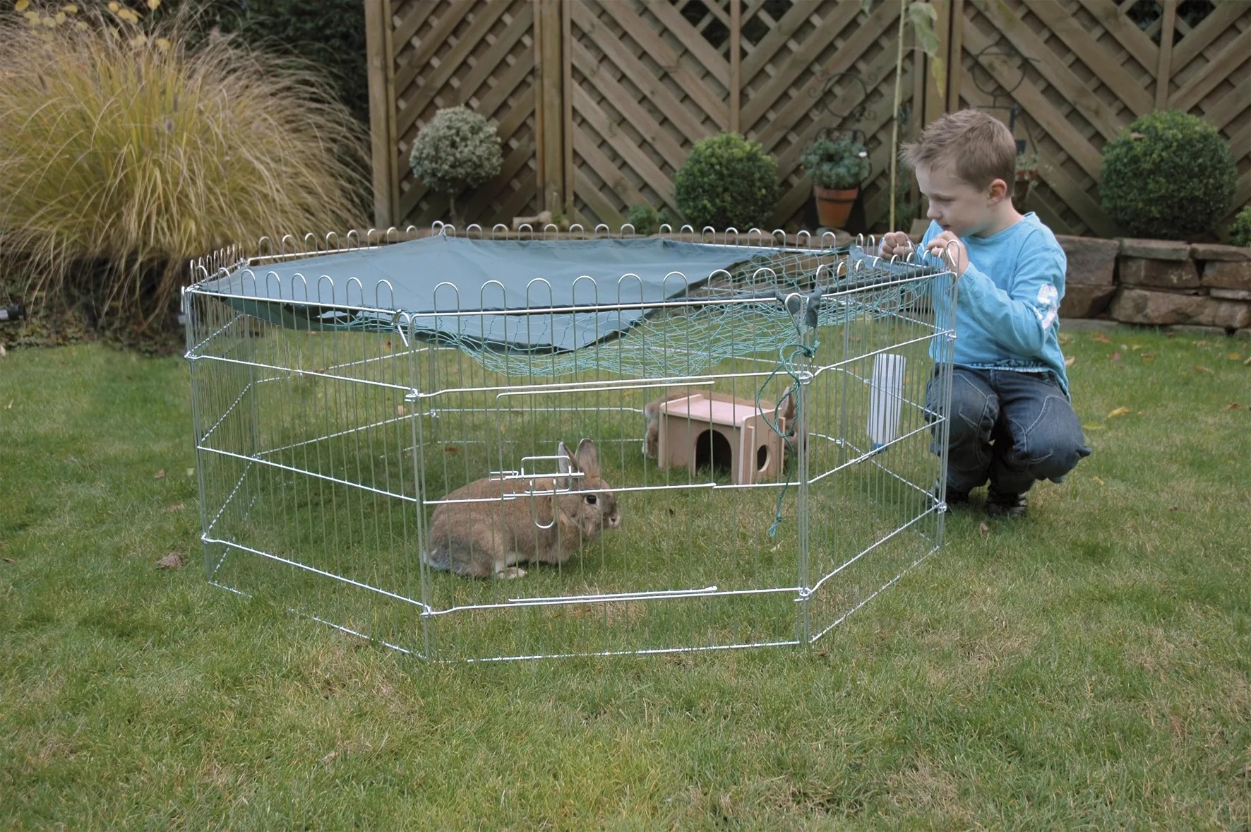 Freilaufgehege Metall 8-eckig kaufen bei OBI