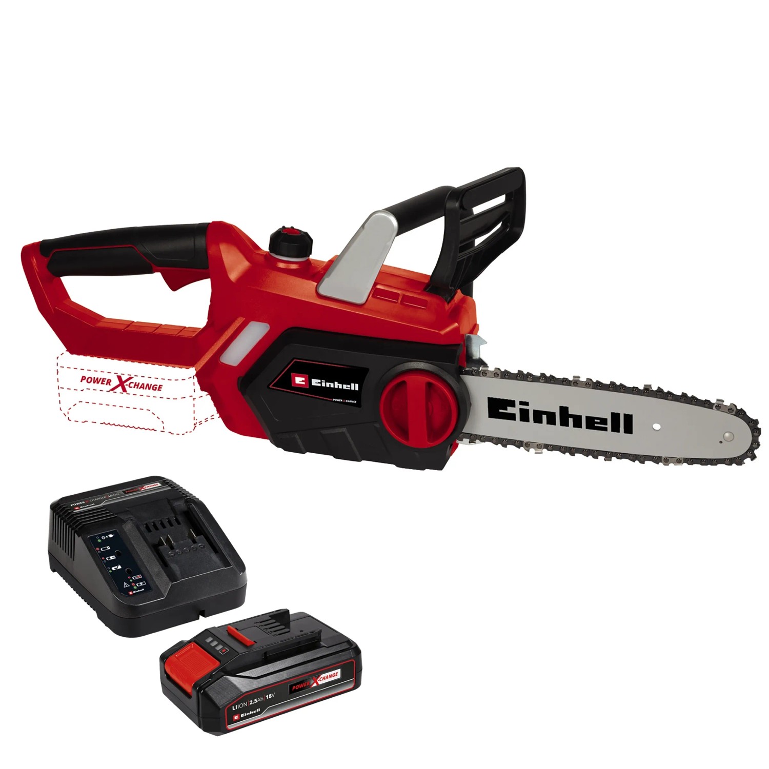 Einhell Akku-Kettensäge GC-KS 18 Li Kit 1x2,5 Ah kaufen bei OBI