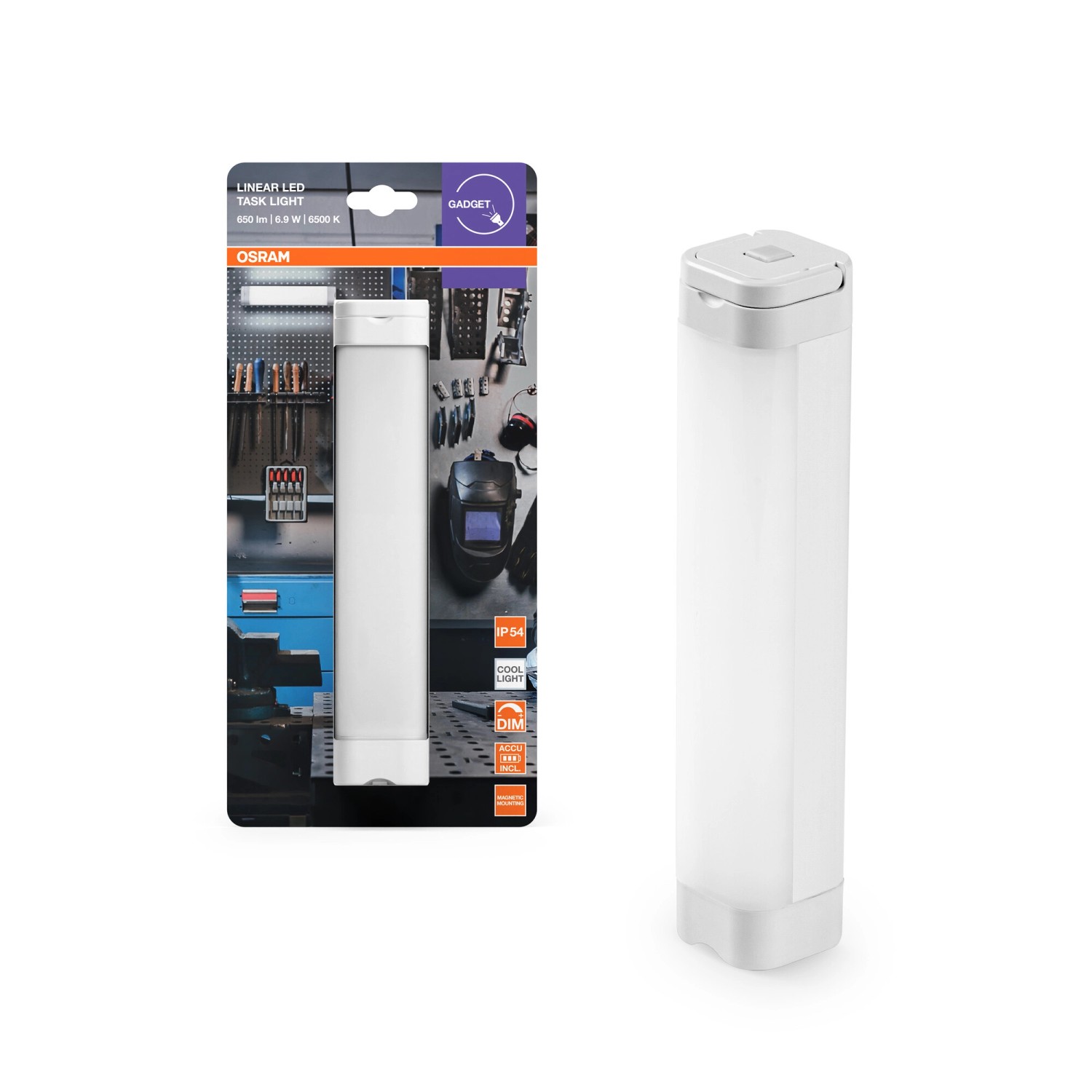 Osram LED-Lampe Linear Task Light 6,9 W 6.500 K 4,2 cm x 4,3 cm x 21,5 ...