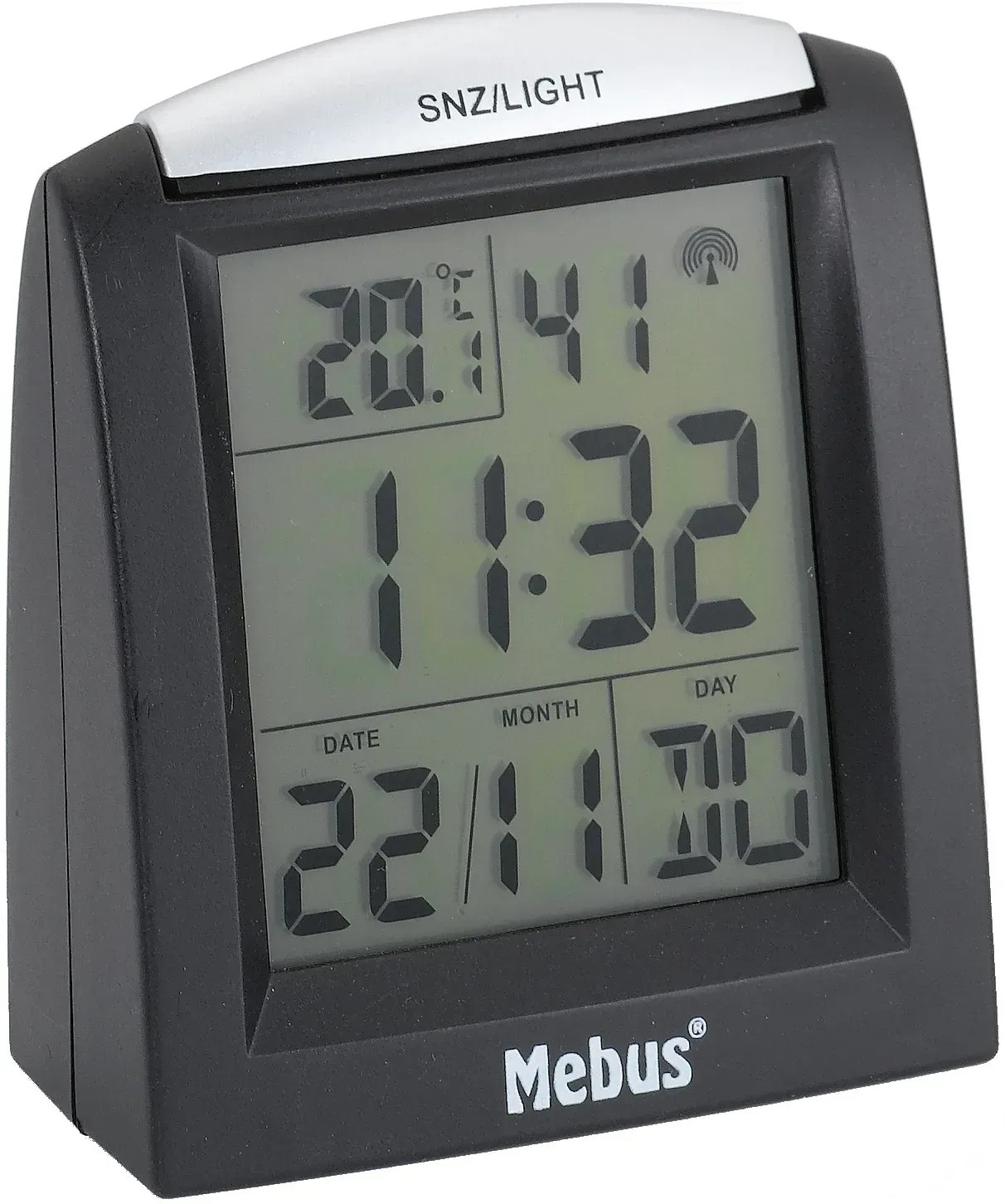 Mebus Funkwecker Kunststoff Schwarz kaufen bei OBI