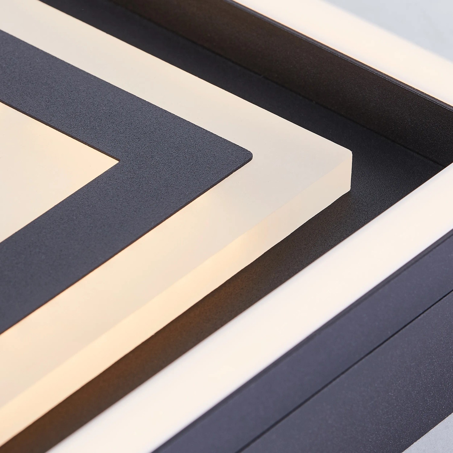 Brilliant LED-Deckenleuchte Metis 40 cm x 30 cm Schwarz kaufen bei OBI