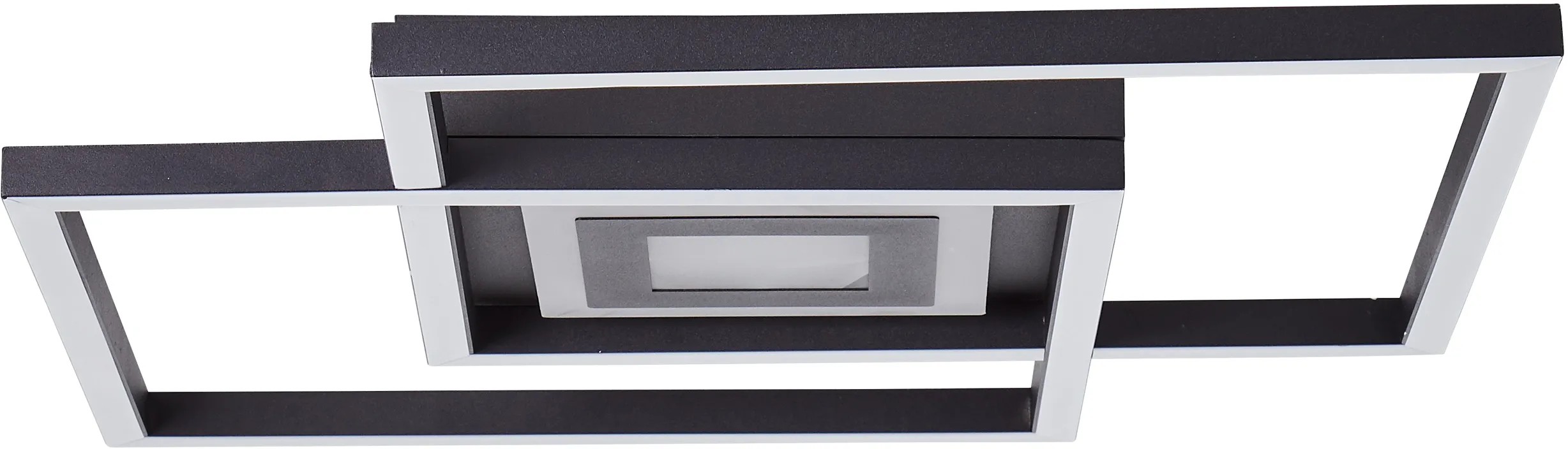 Brilliant LED-Deckenleuchte Metis 40 cm x 30 cm Schwarz kaufen bei OBI