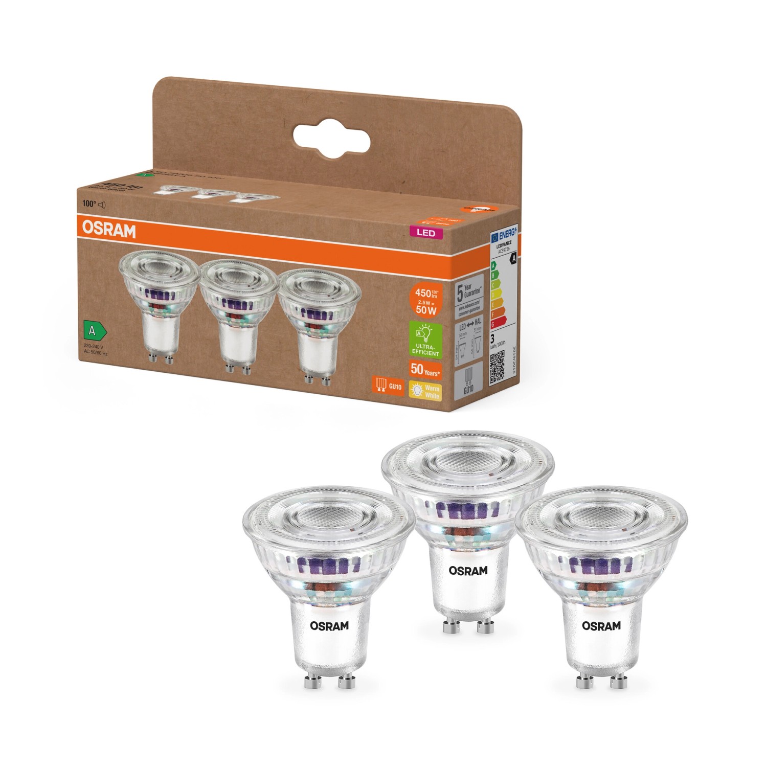 Osram Leuchtmittel GU10 2,5 W