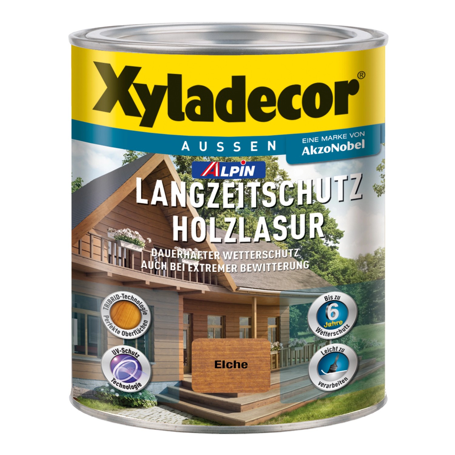 Xyladecor Langzeitschutz Holzlasur Alpin Eiche 1 l kaufen bei OBI